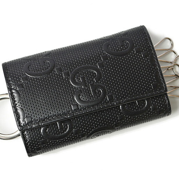 Gucci | Accessories | Gucci Key Case Holder Gucci 6 Row Leather Gg ...